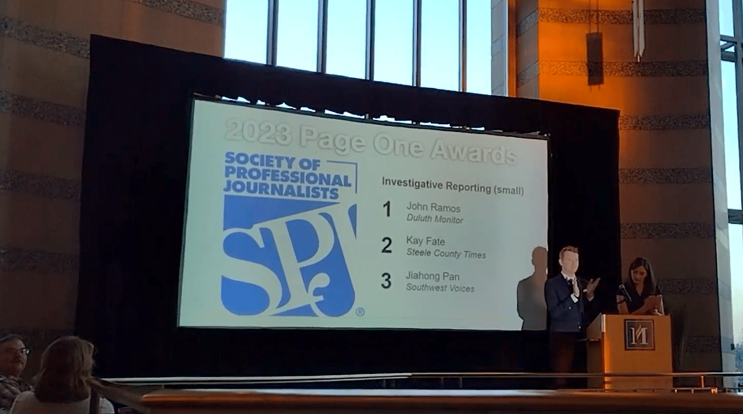 Monitor wins state award for Swanson coverage